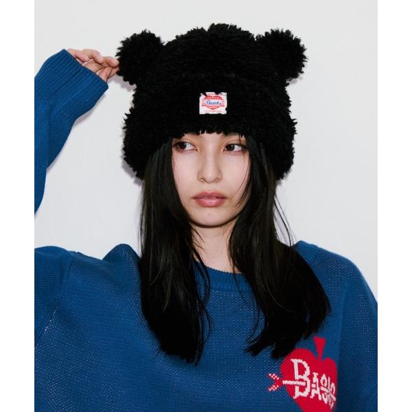 参考価格：14，300円発売時期：2024年07月コンディション：B（目立つ使用感なし）使用感が少ない、または気にならないアイテム表面：型崩れ参考商品名：【BASICKS/ベーシックス】Bear Beanie参考品番：124681001/1...