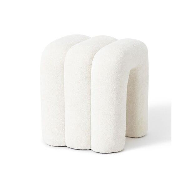 ZOZO問い合わせ番号:103855989ショップ:Francfranc，フランフランブランド:Francfranc，フランフラン商品名:マーレ スツール ホワイト 椅子 メイクスツール コンパトチェア インテリア 家具カテゴリ:インテリア...