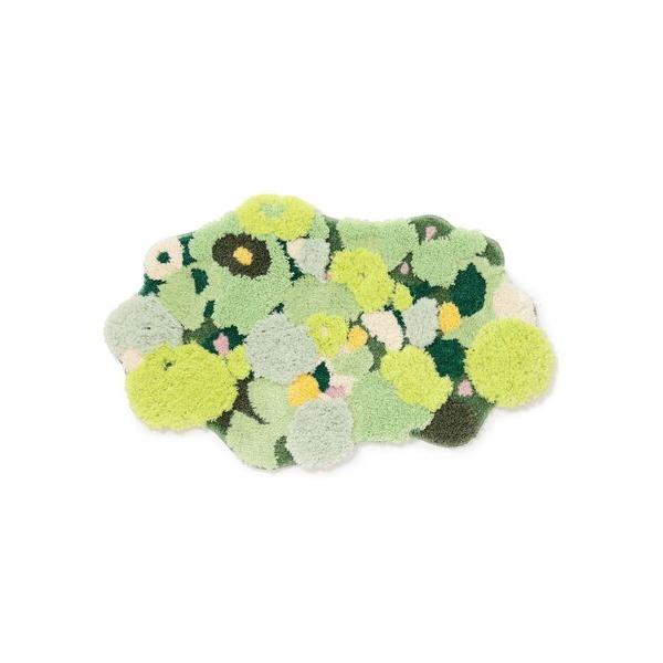 ZOZO問い合わせ番号:103856060ショップ:Francfranc，フランフランブランド:Francfranc，フランフラン商品名:フロレゾン マット グリーンカテゴリ:インテリア>ラグ/マットブランド品番:1102090106...