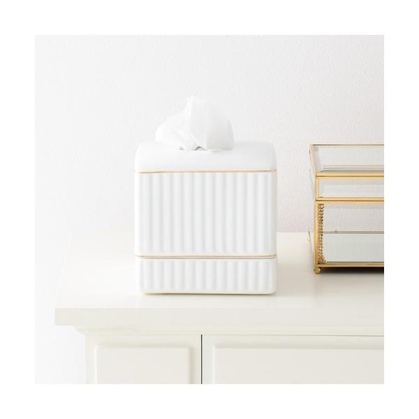 ZOZO問い合わせ番号:103856149ショップ:Francfranc，フランフランブランド:Francfranc，フランフラン商品名:コンパクト セラミックティッシュボックス ゴールド ソフトパック用 収納 リビングカテゴリ:インテリア...