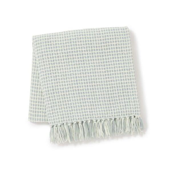 ZOZO問い合わせ番号:103856189ショップ:Francfranc，フランフランブランド:Francfranc，フランフラン商品名:ソフトシェニールスロー 1700×1300 ライトグリーン×ライトブルーカテゴリ:インテリア>寝...