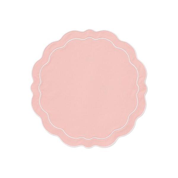 ZOZO問い合わせ番号:103856196ショップ:Francfranc，フランフランブランド:Francfranc，フランフラン商品名:スカラップランチマット ピンクカテゴリ:食器/キッチン>ランチョンマット/テーブルウェアブランド...