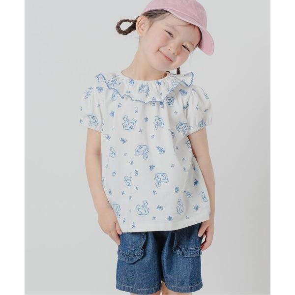 ZOZO問い合わせ番号:103856585ショップ:F.O.Online Store，エフオーオンラインストアブランド:Boribon，ボリボン商品名:【リンク】スワン・ローズガーデン総柄Tシャツカテゴリ:トップス>Tシャツ/カットソ...