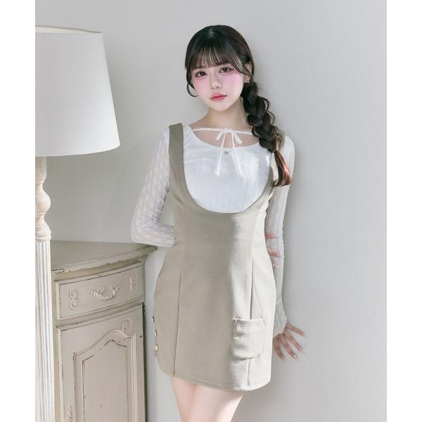 ZOZO問い合わせ番号:103857760ショップ:OLIVE des OLIVE，オリーブ デ オリーブブランド:OLIVE des OLIVE，オリーブデオリーブ商品名:【Belle Charme】Side Button Mini Ju...