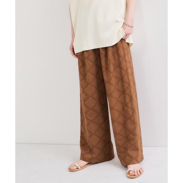 ZOZO問い合わせ番号:103859295ショップ:ADAM ET ROPE'，アダムエロペブランド:LE CERCLE par rope'，ルセルクルパーロペ，ADAM ET ROPE'，アダムエロペ商品名:スクエアレースイージーパンツ/...