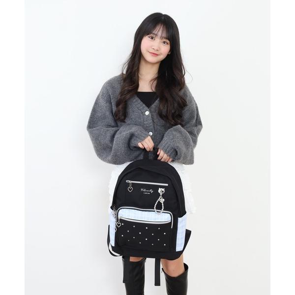 ZOZO問い合わせ番号:103859521ショップ:FUNALIVE，ファンアライブブランド:FUNALIVE，ファンアライブ商品名:Coboca+ポリチェックネコフックチャーム付Dパックカテゴリ:バッグ>バックパック/リュックブラン...