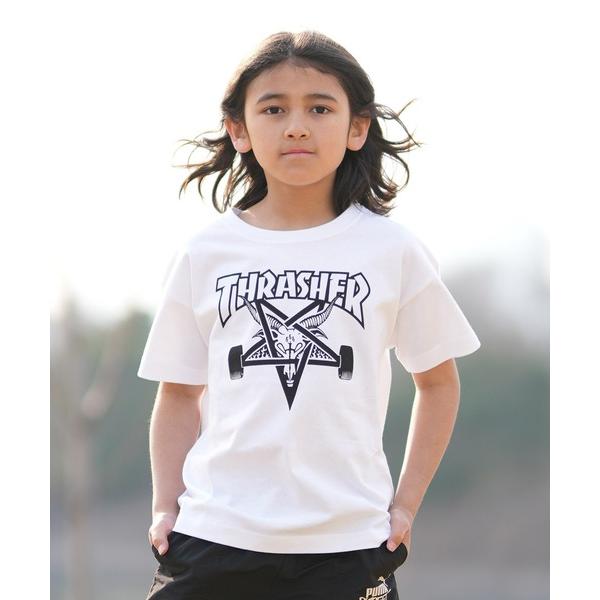 『セール実施中』ZOZO問い合わせ番号:103859674ショップ:ムラサキスポーツ，ムラサキスポーツブランド:THRASHER，スラッシャー，ムラサキスポーツ，ムラサキスポーツ商品名:THRASHER/スラッシャー キッズ 半袖 Tシャツ...