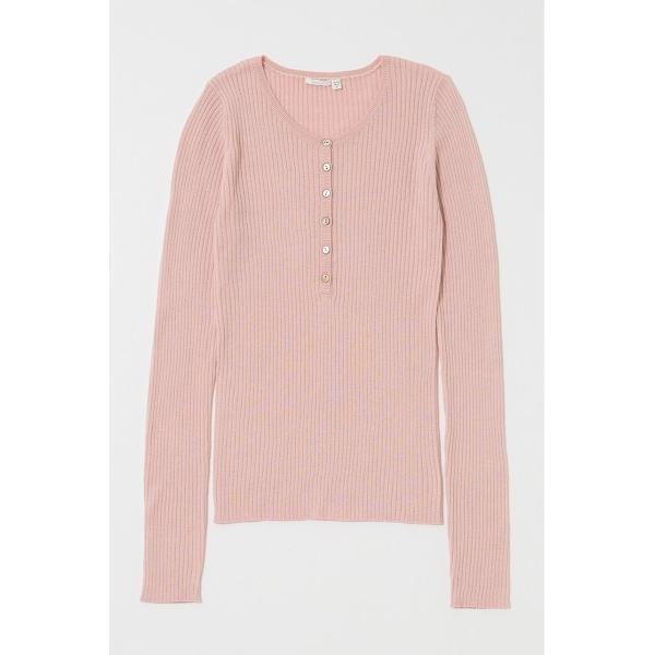 ZOZO問い合わせ番号:103859849ショップ:MOUSSY，マウジーブランド:MOUSSY，マウジー商品名:【26年SS新作】CALM TOUCH HENRY NECK トップスカテゴリ:トップス>ニット/セーターブランド品番:...