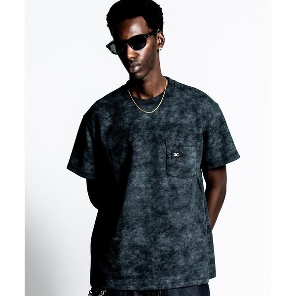 ZOZO問い合わせ番号:103860293ショップ:GARDEN，ガーデンブランド:CRIMIE，クライミー商品名:FLAG LOGO SPRAY-DYE HEAVY OZ POCKET T-SHIRTカテゴリ:トップス>Tシャツ/カ...