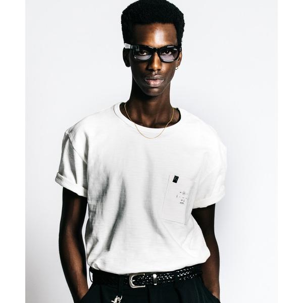 ZOZO問い合わせ番号:103860296ショップ:GARDEN，ガーデンブランド:CRIMIE，クライミー商品名:HEAVY OZ SLUB BINDER NECK POCKET T SHIRTカテゴリ:トップス>Tシャツ/カットソ...