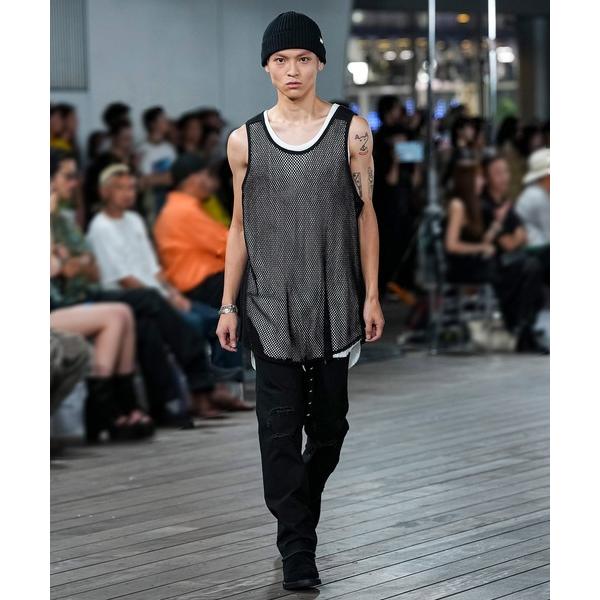 ZOZO問い合わせ番号:103860391ショップ:GARDEN，ガーデンブランド:MSML，エムエスエムエル商品名:STRETCH TWILL DESTROY CROPPED PANTSカテゴリ:パンツ>デニムパンツブランド品番:M...