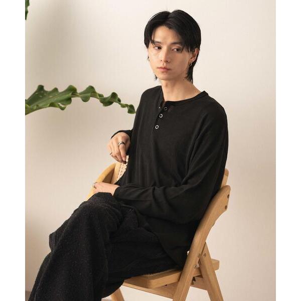 ZOZO問い合わせ番号:103860438ショップ:WEGO，ウィゴーブランド:LUCY，ルーシー，WEGO，ウィゴー商品名:LUCY/【26年春夏新作】リングドットヘンリーネックプルオーバーカテゴリ:トップス>Tシャツ/カットソーブ...