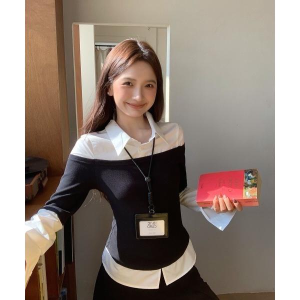 『タイムセール実施中』ZOZO問い合わせ番号:103860510ショップ:Mayree，メイリーブランド:almo，アルモ，Mayree，メイリー商品名:【LAMPOON】シャツレイヤードトップスカテゴリ:トップス>その他トップスブラ...