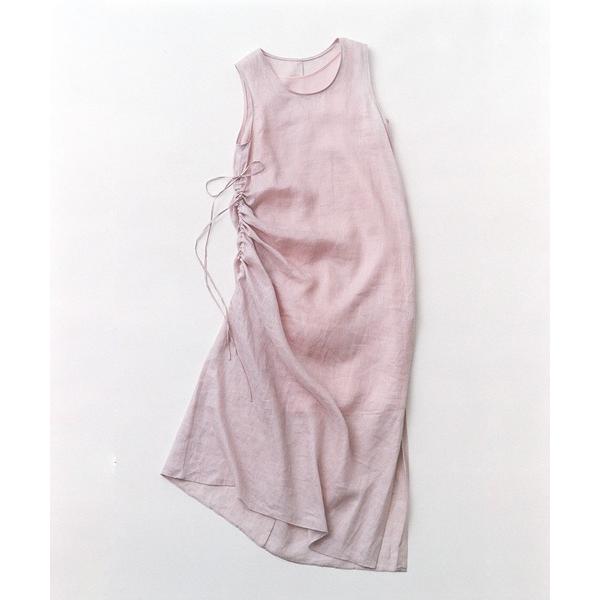 ZOZO問い合わせ番号:103860665ショップ:ADAM ET ROPE'，アダムエロペブランド:SALON adam et rope'，サロン アダム エ ロペ商品名:リネンドロストノースリーブワンピース / GENTLE LINEN...