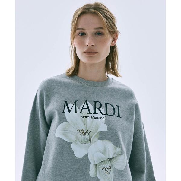 『タイムセール実施中』ZOZO問い合わせ番号:103861199ショップ:Mardi Mercredi，マルディメクルディブランド:Mardi Mercredi，マルディメクルディ商品名:SWEATSHIRT LILIES / スウェット ...