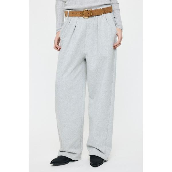 ZOZO問い合わせ番号:103861364ショップ:MOUSSY，マウジーブランド:MOUSSY，マウジー商品名:【26年SS新作】【セットアップ対応】TUCK SWEAT パンツカテゴリ:パンツ>スウェットパンツブランド品番:010...