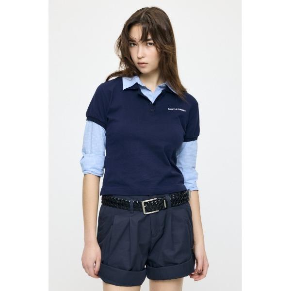 『セール実施中』ZOZO問い合わせ番号:103861365ショップ:MOUSSY，マウジーブランド:MOUSSY，マウジー商品名:【26年SS新作】SHIRT SLEEVE STRIPED POLO Tシャツカテゴリ:トップス>ポロシ...