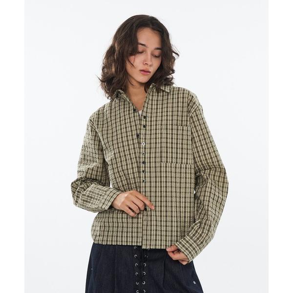 『セール実施中』参考価格：5，940円発売時期：2025年09月コンディション：A（使用感なし）数回使用した程度で使用感が感じられないアイテム参考商品名：FAKE BOTTON SEERSUCKER LONG SLEEVE SHORT SH...