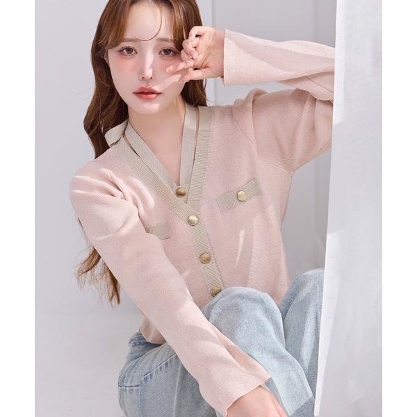 参考価格：5，500円発売時期：2025年01月コンディション：S（新品同様）タグ付きの未使用、または新品同様のアイテム付属品：スペアボタン・タグ参考商品名：セット対応/配色ニットカーディガン参考品番：0151050090【商品に関する注意...