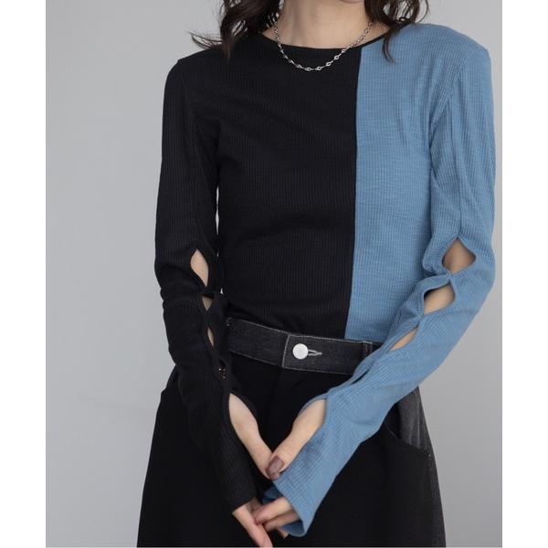 『セール実施中』参考価格：4，620円発売時期：2023年08月コンディション：B（目立つ使用感なし）使用感が少ない、または気にならないアイテム袖：ひきつれ参考商品名：袖ホールリブトップス参考品番：VCIZI0823005【商品に関する注意...