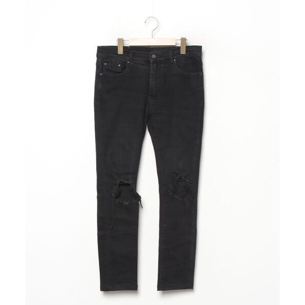 『タイムセール実施中』参考価格：12，100円発売時期：2021年06月コンディション：C（やや使用感あり）使用感があり、やや気になる傷や汚れがあるアイテム前身頃：汚れ参考商品名：mnml/ミニマル/ダメージスキニーパンツ/X1 STRET...