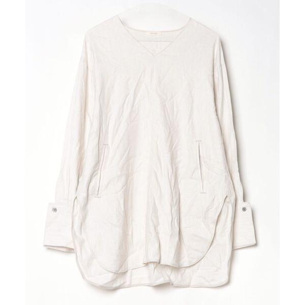 参考価格：26，400円発売時期：2021年10月コンディション：C（やや使用感あり）使用感があり、やや気になる傷や汚れがあるアイテム前身頃：汚れ全体的：毛玉参考商品名：コットンカシミヤ Vネックチュニックブラウス参考品番：22011401...