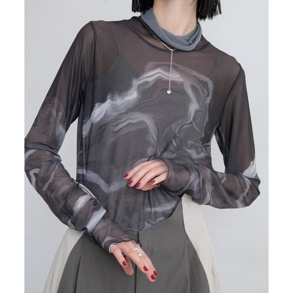 『セール実施中』参考価格：3，960円発売時期：2023年10月コンディション：C（やや使用感あり）使用感があり、やや気になる傷や汚れがあるアイテムすそ周り：ほつれ袖口：毛玉全体的：保管上のにおいがします。参考商品名：マーブル柄タートルシア...