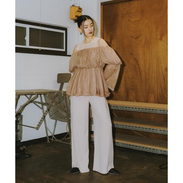 『セール実施中』参考価格：20，900円発売時期：2024年04月コンディション：B（目立つ使用感なし）使用感が少ない、または気にならないアイテムすそ周り：汚れ、毛玉参考商品名：バルーンペプラムパンツドレス / balloon peplum...