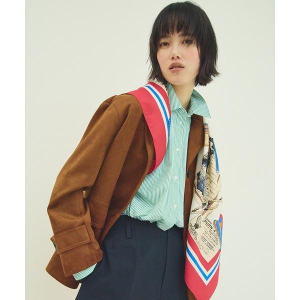 ZOZO問い合わせ番号:103896666ショップ:Mila Owen，ミラ オーウェンブランド:Mila Owen，ミラオーウェン商品名:リサイクルスウェードライクジャケットカテゴリ:ジャケット/アウター>テーラードジャケットブラン...