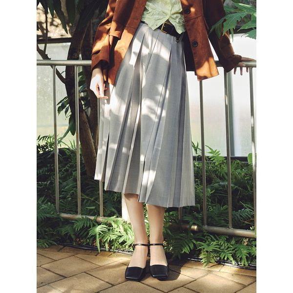 ZOZO問い合わせ番号:103896680ショップ:Mila Owen，ミラ オーウェンブランド:Mila Owen，ミラオーウェン商品名:プリーツタックスカートカテゴリ:スカート>スカートブランド品番:09WFS261081素材:本...
