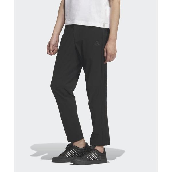 ZOZO問い合わせ番号:103896780ショップ:adidas，アディダスブランド:adidas，アディダス商品名:ストレッチ ツイル レギュラーフィット テーパードレッグ 10分丈 オープンヘム パンツ / アディダス adidasカテ...