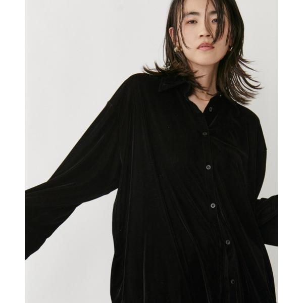ZOZO問い合わせ番号:103896881ショップ:euphoria，ユーフォリアブランド:VION，ヴィオン商品名:Sheer Velour Long Sleeve Shirt / シアーベロアロングスリーブシャツカテゴリ:トップス&gt...