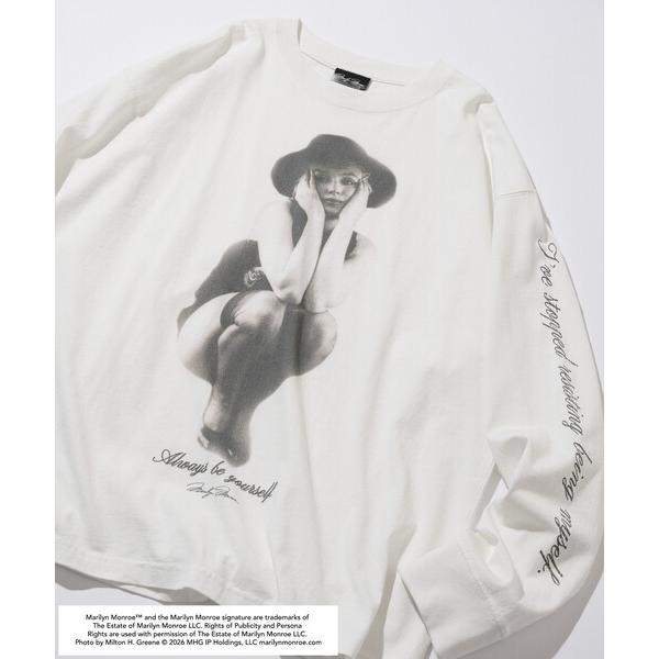 ZOZO問い合わせ番号:103896951ショップ:FREAK'S STORE，フリークスストアブランド:FREAK'S STORE，フリークスストア商品名:別注 マリリン・モンロー L/Sカットソー “Bus Stop”カテゴリ:トップス...