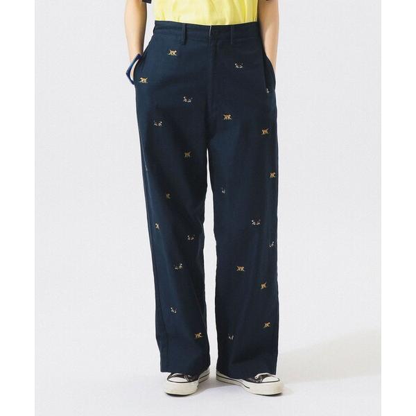 ZOZO問い合わせ番号:103897165ショップ:BEAMS WOMEN，ビームスウィメンブランド:BEAMS BOY，ビームスボーイ商品名:ボーイ ドッグ エンブロイダリー チノカテゴリ:パンツ>チノパンツブランド品番:13-24...