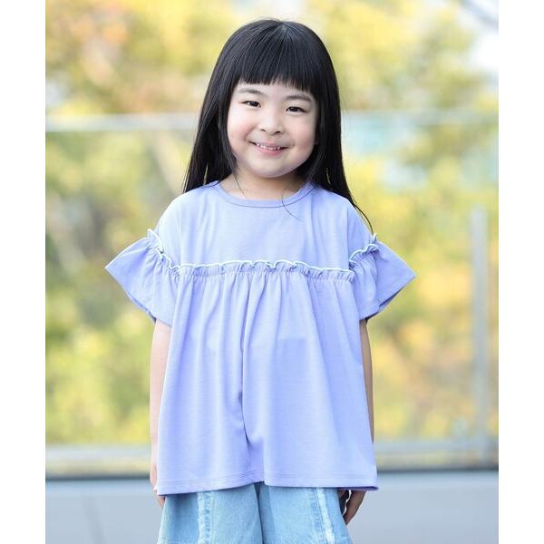 ZOZO問い合わせ番号:103897208ショップ:BEAMS HEART，ビームスハートブランド:BEAMS mini，ビームスミニ商品名:フリル カットソー 2026SS（90〜130cm）（吸水速乾・UVカット）外遊び プチプラ 通園...