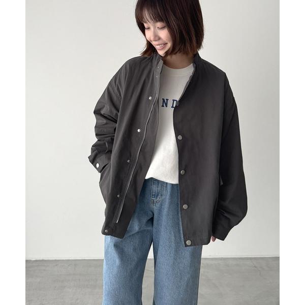 『タイムセール実施中』ZOZO問い合わせ番号:103897608ショップ:CANAL JEAN，キャナルジーンブランド:CANAL JEAN，キャナルジーン，El mar，エルマール商品名:El mar　コットンナイロンスタンドカラーブルゾ...