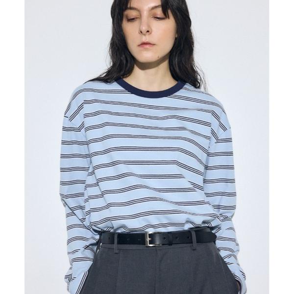 ZOZO問い合わせ番号:103897665ショップ:AZUL BY MOUSSY，アズールバイマウジーブランド:AZUL BY MOUSSY，アズールバイマウジー商品名:マルチボーダー長袖トップスカテゴリ:トップス>Tシャツ/カットソ...