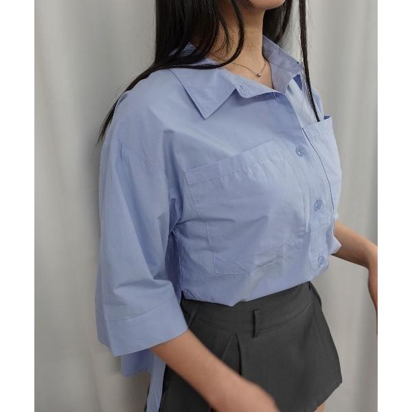 ZOZO問い合わせ番号:103897880ショップ:CORNERS，コーナーズブランド:Lots of Love，ロッツオブラブ，CORNERS，コーナーズ商品名:ブロードハーフスリーブオーバーシャツカテゴリ:トップス>シャツ/ブラウ...