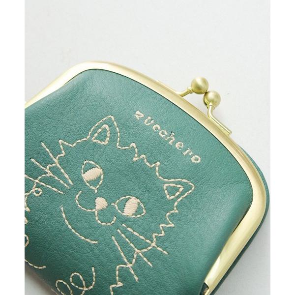 ZOZO問い合わせ番号:103898044ショップ:Lumie，リュミエブランド:zucchero，ズッケロ，zucchero filato，ズッケロフィラート商品名:猫 財布 折財布 二つ折り レディース 本革 がま口 日本製 ズッケロ ...