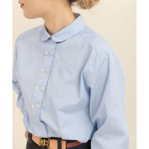 ZOZO問い合わせ番号:103898328ショップ:Dot＆Stripes　CHILDWOMAN，ドットアンドストライプス　チャイルドウーマンブランド:CHILD WOMAN，チャイルドウーマン商品名:FINX100/2ブロード W釦シャツ...