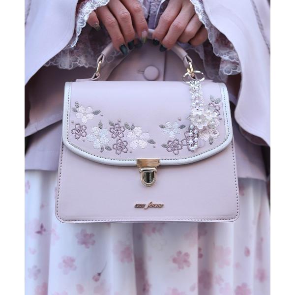 ZOZO問い合わせ番号:103898912ショップ:axes femme，アクシーズファムブランド:axes femme，アクシーズファム商品名:桜刺繍配色デザインボストンカテゴリ:バッグ>ボストンバッグブランド品番:VR612X26...