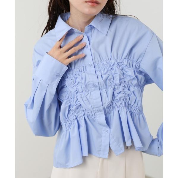 ZOZO問い合わせ番号:103898952ショップ:Bab，バブブランド:Bab，バブ商品名:ホイップシャーリングブラウスカテゴリ:トップス>シャツ/ブラウスブランド品番:7613012素材:ポリエステル80%　綿20%原産国:中国カ...