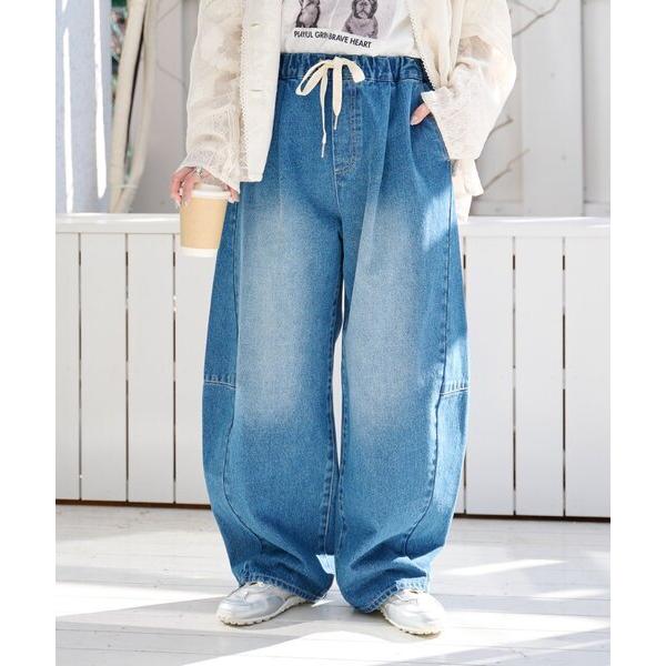 『タイムセール実施中』ZOZO問い合わせ番号:103899935ショップ:CIAOPANIC TYPY，チャオパニックティピーブランド:CIAOPANIC TYPY，チャオパニックティピー商品名:【3サイズ展開】デニムバレルイージーパンツカ...