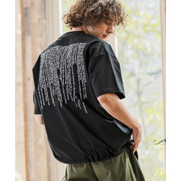 ZOZO問い合わせ番号:103900006ショップ:CAMBIO，カンビオブランド:CAMBIO，カンビオ商品名:mt10259-裾ドローコード付きプリントT（NEWFOUND LIGHT） Tシャツ(2601124MCB)カテゴリ:トップ...