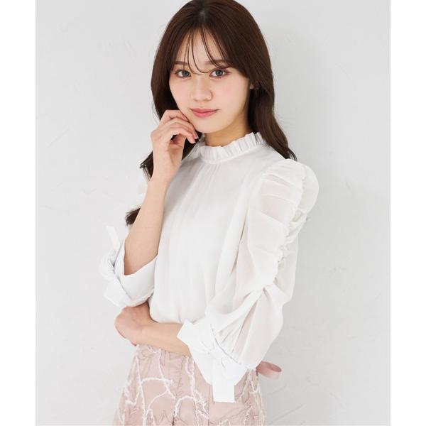 ZOZO問い合わせ番号:103900050ショップ:tocco closet／&amp;. NOSTALGIA，トッコ　クローゼット　／　アンドドットノスタルジアブランド:tocco closet，トッコ　クローゼット商品名:袖口りぼん付き...