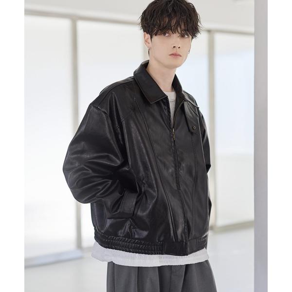 ZOZO問い合わせ番号:103900083ショップ:ASTRONOMY，アストロノミーブランド:ETELIO，エテリオ商品名:PUレザーダブルジップショートブルゾンカテゴリ:ジャケット/アウター>ブルゾンブランド品番:et251024...
