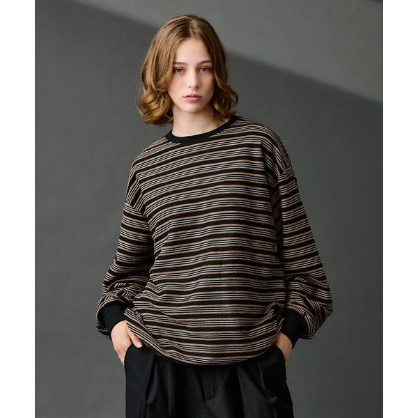 ZOZO問い合わせ番号:103900312ショップ:epnok，エプノックブランド:WETTEMPT，ウィテンプト商品名:CREW NECK DRAW CORD BORDER LONG TEE / クルーネックドローコードボーダーロンTカテ...