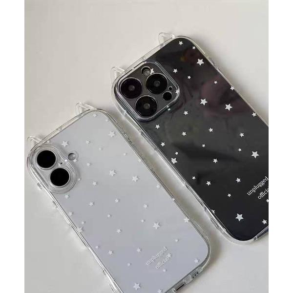 『タイムセール実施中』ZOZO問い合わせ番号:103900510ショップ:Vini，ヴィニブランド:Vini，ヴィニ商品名:猫耳 クリア スター iPhone ケース 13.14.15.16.17.17Proカテゴリ:PC・スマホグッズ/家...