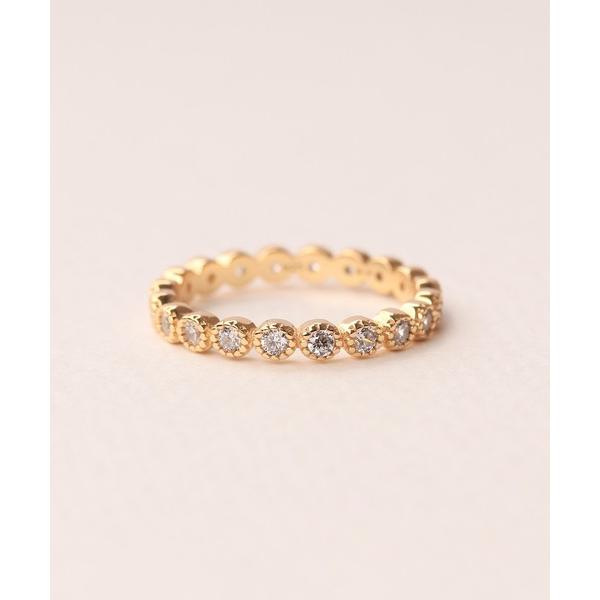 ZOZO問い合わせ番号:103900637ショップ:NOIR DE POUPEE，ノワールドプーペブランド:NOIR DE POUPEE，ノワールドプーペ商品名:【WEB限定】silver925 ラウンド キュービックジルコニア フルエタニ...