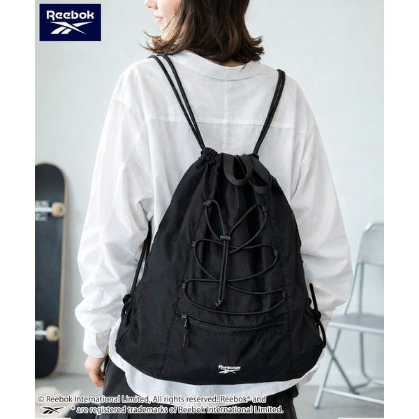 『タイムセール実施中』ZOZO問い合わせ番号:103900700ショップ:Karlas，カルラスブランド:Reebok，リーボック，Karlas，カルラス商品名:Reebok/リーボック ナップサック ナイロンバッグ リュック 軽量  ドロ...